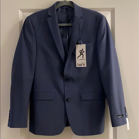 Bar III | Suits & Blazers | Mens Bar Iii Blue Suit Jacket | Poshmark